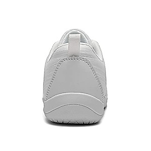HWJHMX White Cheer Shoes for Girls Womens Cheer Shoes Youth Cheerleading Shoes Kids Cheer Sneakers Training Athletic Comfortable Lightweight Breathable Shoes Size