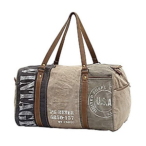 Myra Bags Vintage USA Print Traveller Bag