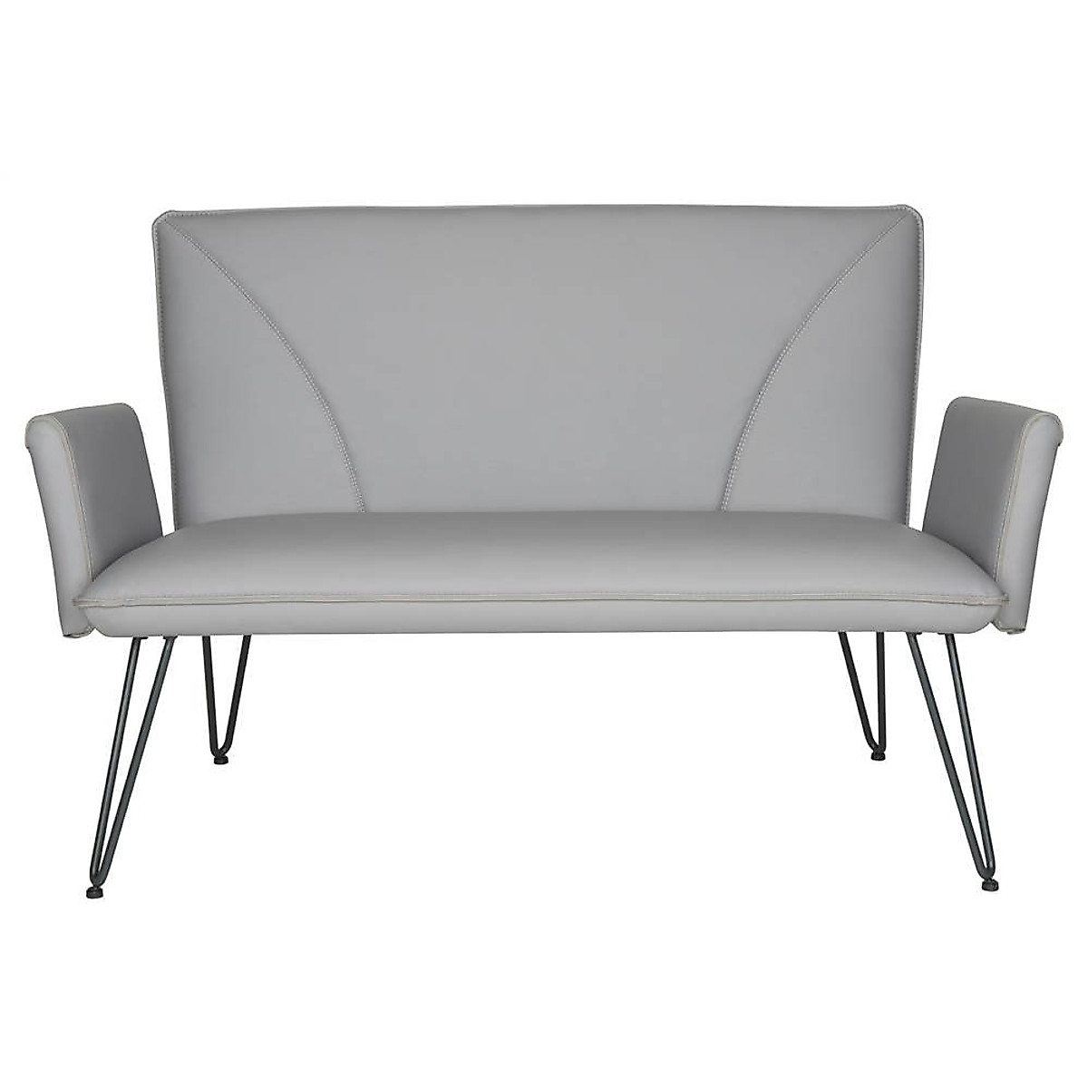 Safavieh Home Collection Johannes Mid-Century Modern Antique Brown Settee