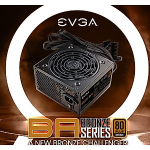 EVGA 600 Ba, 80 Plus Bronze 600w, Power Supply 100-Ba-0600-K1