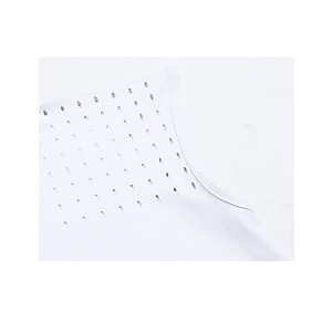 Felisou Athletic Shirts Women,Golf Polo Shirts V Neck Short Sleeve Sport Outdoor Tennis Tops Soft Lightweight Golf Tennis Ball Game Outdoor Clothes White S