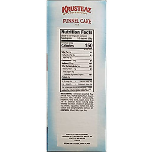 Krusteaz Professional Funnel Cake Mix, 5 lb Box with Krusteaz Professional Dessert Server