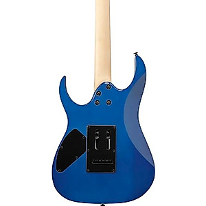 Ibanez GRG 6 String Solid-Body Electric Guitar, Right, Blue Gradation, Full (GRG120QASPBGD)