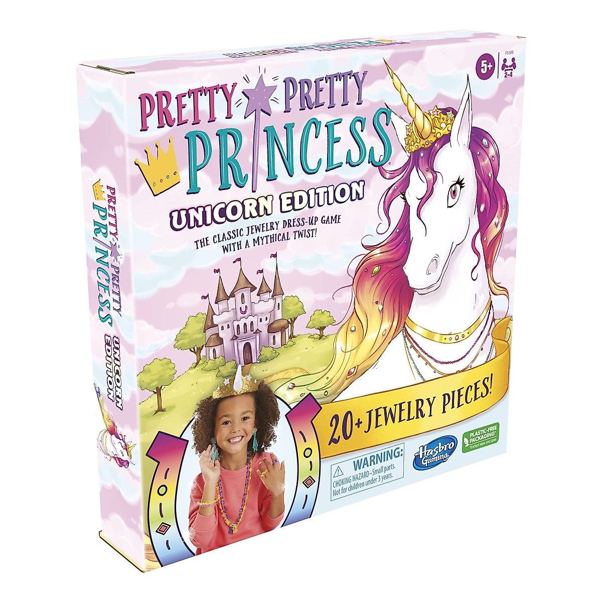 Hasbro Gaming Pretty Princess Unicorn Edition Board Game, includes 20 Pieces (Amazon Exclusive)