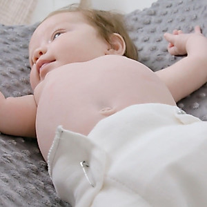 Gerber Prefold Gauze Diaper, White, 5 Count