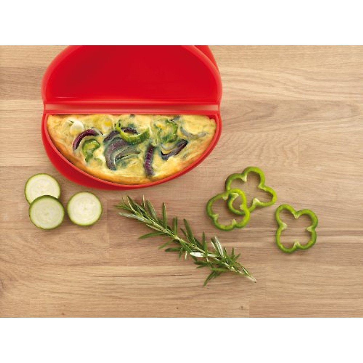 Lekue Omelette Maker, Model # , Red Small