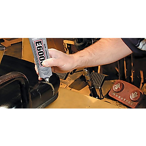 E6000 High Viscosity Adhesive, 3.7 Fluid Ounces, 1 Pack, Clear, 3 Fl OZ