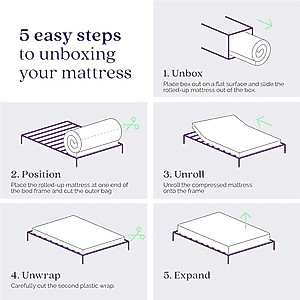 Signature Sleep Memoir 12 Inch Memory Foam Mattress-in-a-Box, Medium, Certipur-US and OEKO-TEX, King