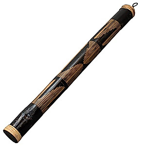 Australian Treasures - Rainstick 60cm carved including bag