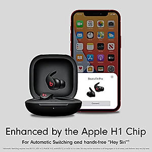 Beats Fit Pro - True Wireless Noise Cancelling Earbuds - Beats Black with AppleCare+ (2 Years)