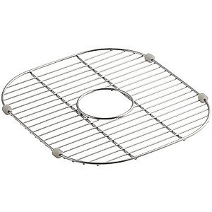 KOHLER 6390-ST Sink Rack, 13-1/2-Inch X 14-7/8-Inch for K-3356 Undertone and K-3356-Hcf Undertone Preserve Sinks, Stainless Steel