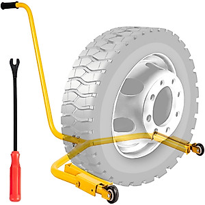 VEVOR Tire Dolly 450 LBS Load Capacity Wheel Dolly Truck Tire Wheel Dolly Heavy Duty Cart Easy to Use Tire Lifting Tool