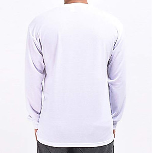 Sweatshirt for Men Thenlian Men's Autumn Casual 3D Print Hip Hop Long Sleeve Pullover Sweatshirt Top Blouse(White, L)