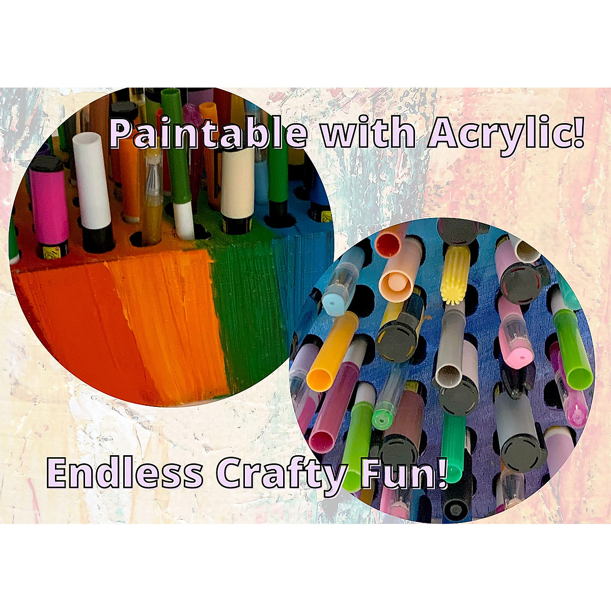 Polar Whale 2 Art Marker Storage Tray Organizers Pen Pencil Brush Storage Design Stand Supply Horizontal Storage Non-Scratch Non-Rattle Washable Compatible with Copic and More Each Holds 36