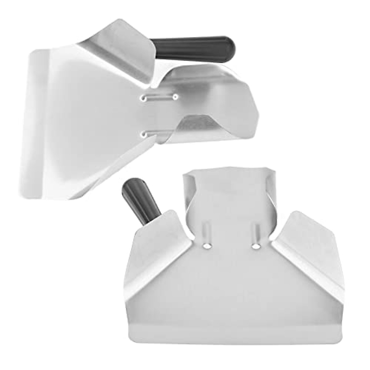 French Fry Bagger, Stainless Steel Scoop for Chips, Fries and Popcorn with Bakelite Handle, Promotional Food Portioning in Concession Stands, Theaters, Festivals, Restaurants,