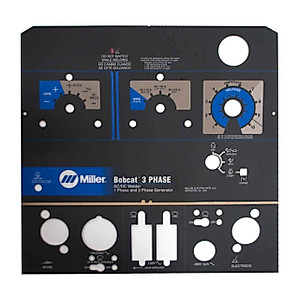 Miller 250019 Label, Nameplate Bobcat 3 Phase