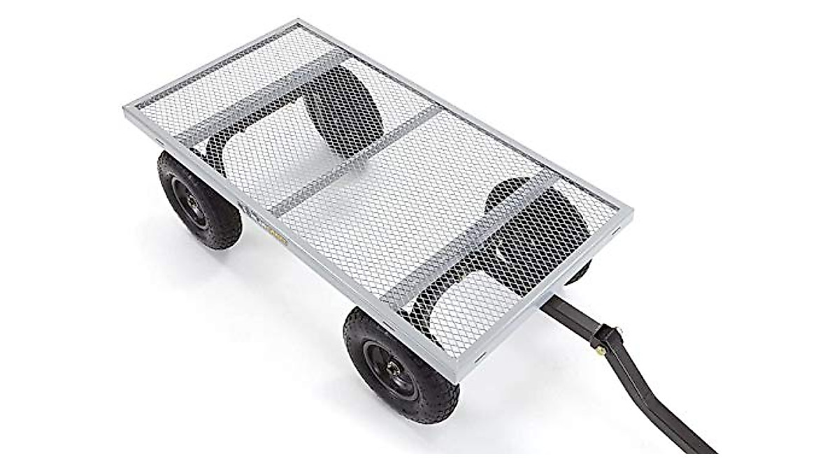 Heavy-Duty Steel Utility Cart - 1000 lbs Capacity by Gorilla Carts