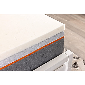 Craft & Trade CopperGel Cooling Pressure-Relieving Memory Foam Mattress Topper, 2-Inch, Full