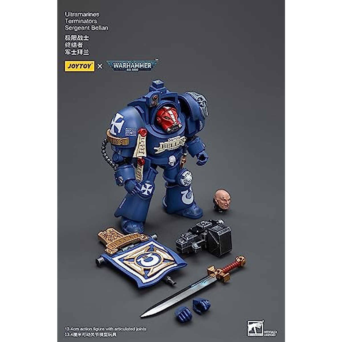 JoyToy Warhammer 40K: Ultramarines Terminators SGT. Bellan 1:18 Scale Action Figure