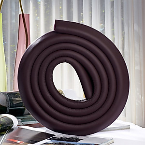 Elf Star Extra Thick Premium High Density Furniture Table Edge Protectors Foam Baby Safety Bumper Guard 2 Meters (6.5 Ft) Brown