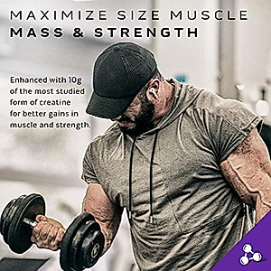 Weight Mass Gainer Protein Powder | MuscleTech Mass-Tech Elite Mass Gainer for Muscle Gain | Whey Protein Powder + Muscle Builder | Creatine Supplements | Vanilla Cake, 7 lbs