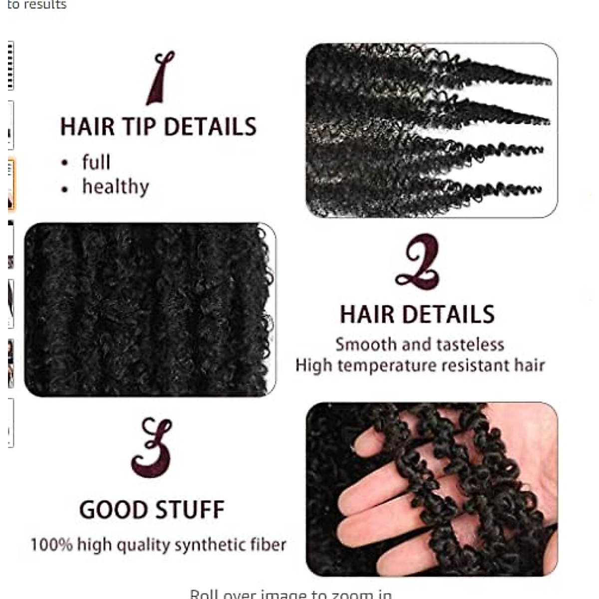 8 Packs Springy Afro Twist Hair Pre-Separated Kinky Marley Twist Braiding Hair Soft Synthetic Crochet for Distressed Faux Locs Spring Twist Hair Extensions for Women… (16 Inch (Pack of 8), 1B)……