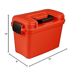Attwood 11834-1 Boater's Box, Bright Safety Orange