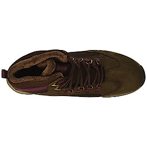 Timberland Women's MT. Maddsen Winter Waterproof Ins Hiking Boot, Dark Brown Nubuck, 9 M US