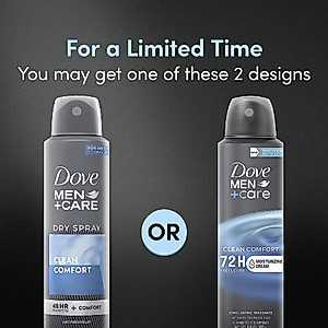 Dove Men+Care Dry Spray Antiperspirant Deodorant 48-hour sweat and odor protection Cool Fresh Dry Spray Antiperspirant for men formulated with vitamin E and Triple Action Moisturizer 3.8 oz