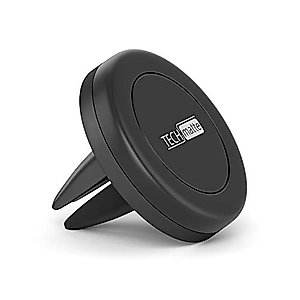 TechMatte Car Mount, MagGrip Air Vent Magnetic Universal Car Mount Holder for Smartphones Including iPhone 7, 6, 6S, Galaxy S7, S7 Edge Black