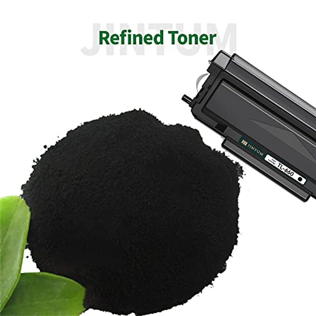 JINTUM Compatible TL-660 Toner Cartridge Replacement for Pantum TL-660 TL-630 Work with DL730 for Pantum L2300DW L2350DW L2710FDW M15DW M29DW M118DW Series Printer (1 Black)