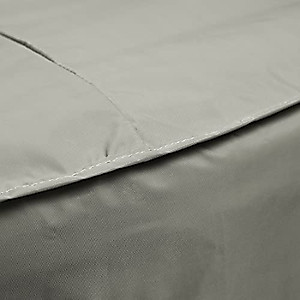 Cover Bonanza 56-399-010401-RT Round, 44 x 12 Inch Fire Pit Cover, Grey, Patio Furniture Covers