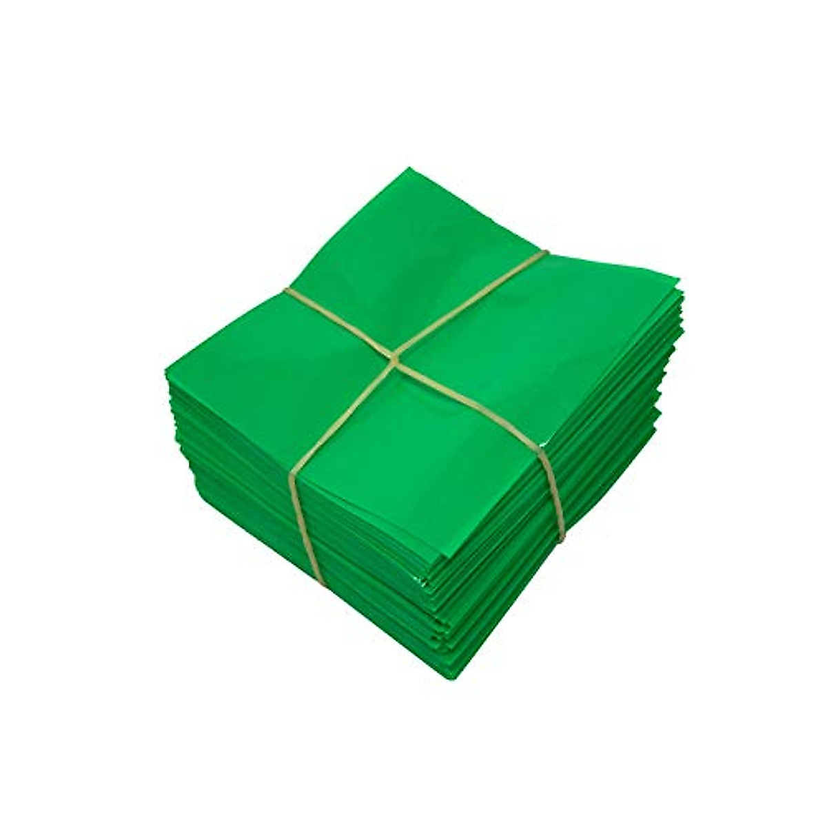 45 x 52 mm GREEN Perforated Shrink Band for Hot Sauce Bottles and Other Liquid Bottles Fits 3/4" to 1" Diameter - Pack of 250