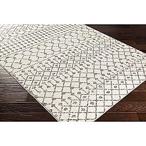 Livabliss Elsie Global Bohemian Area Rug,6'7" Square,Khaki/Gray