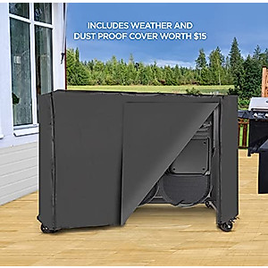 Folding Chair Rack Folding Chair Cart Folding Chair Storage Chair Dolly for Stackable Chairs and Table Hold More Hanging Chairs with Rubber Locking Caster Wheels Dust Trolley Cover Capacity 42 Chairs