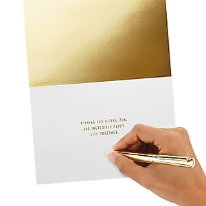 Hallmark Signature Congratulations Engagement Card, Bridal Shower Card, Wedding Card (Congrats Confetti)