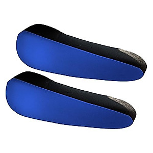 FH Group Flat Cloth Fabric Blue Armrest Cover Semi-Universal Fit, One Pair Blue