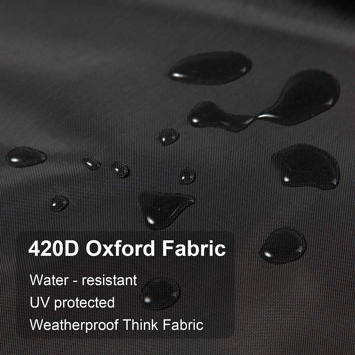 WOMACO Air Conditioner Cover for Outside Units Waterproof AC Covers Outdoor Central A/C Evaporative Cooler Cover Airconditioner Protector for Winter Exterior (Black, 36"L x 36"W x 39"H)