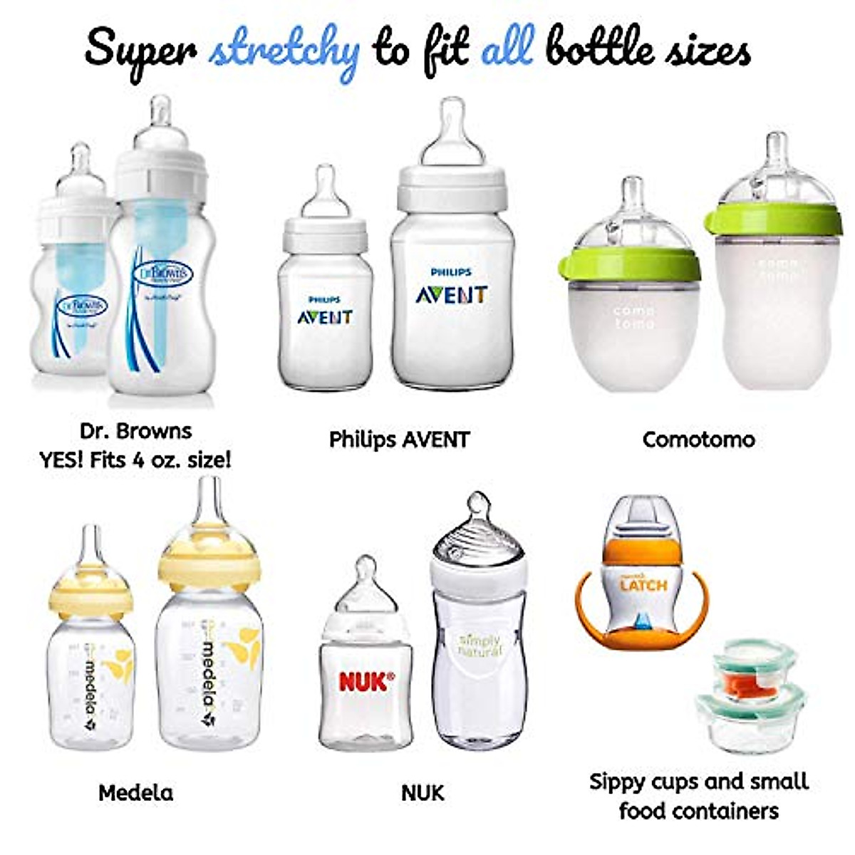 Pumpkin Doodle The Original Write and Reuse Baby Bottle Labels for Daycare