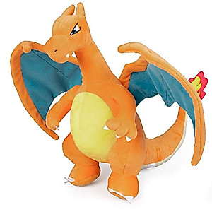 Pokémon 12" Large Charizard Plush - Officially Licensed - Charmander Evolution - Authentic Soft Stuffed Animal Toy Figure - Valentine's Day & Easter Basket Stuffer Gift for Kids, Boys, Girls - 2+