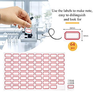 5ml Glass Vials with Screw Caps and Plastic Stoppers, Small Clear Liquid Sample Vial, Leak-Proof Vial, 12PCS