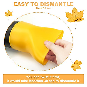 Leaf Blower Flat Nozzle for DeWalt 60V MAX Flexvolt Leaf Blower Flat Compatible DeWalt DCBL772X1 & DCBL772B & DCMBA572 - Only Flat Nozzle