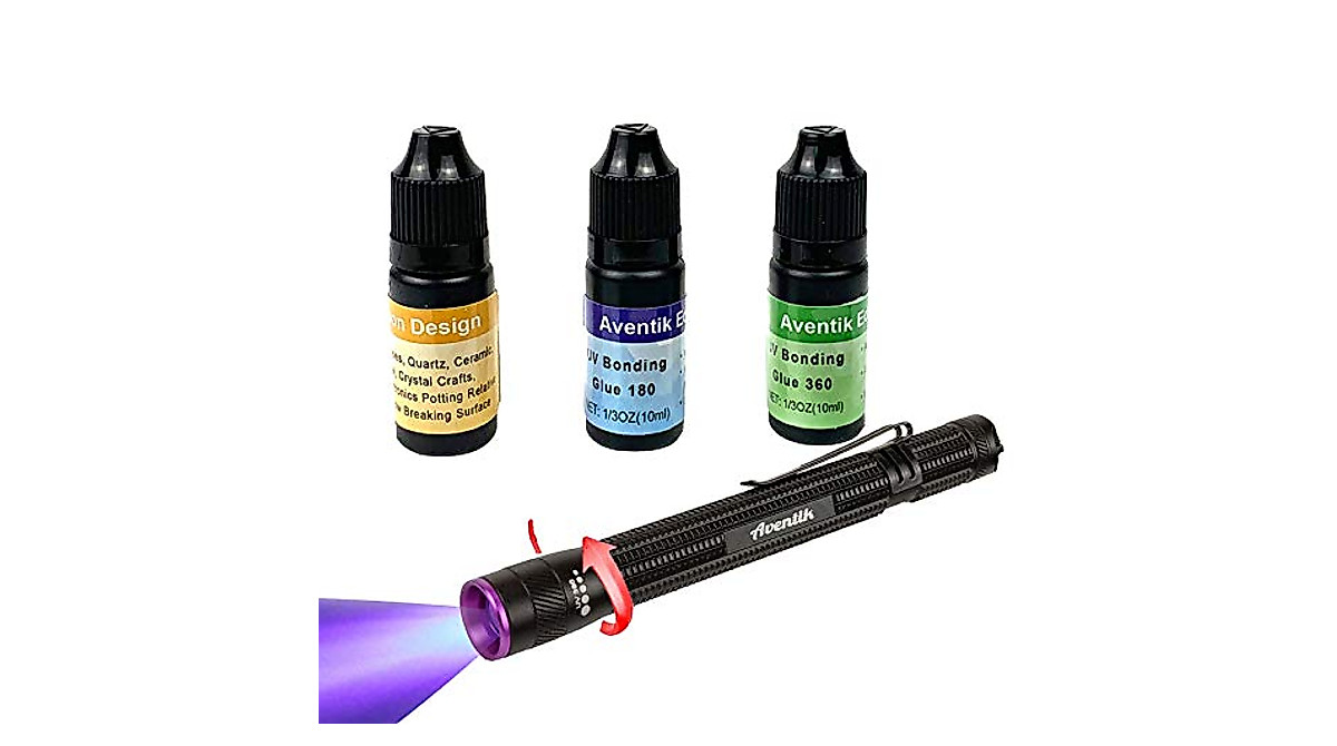 Aventik UV Glue Kit: Fast Bonding Tool for Repairs