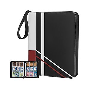 BFX Trading Card Binder, Carrying Case Album, Kpop Photocard Holder Book, 3-Ring Binder with 720 Top Loaders Sleeves for MTG, TCG, Football, Baseball Cards, other collector or Polaroid cards, 9 Pocket