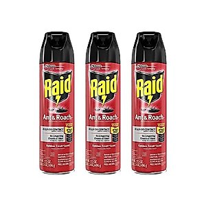 Raid Ant and Roach Killer 17.5 Ounce (Pack of 3)