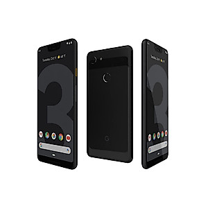 Google Pixel 3 Unlocked GSM/CDMA - US Warranty (Just Black, 128GB) (Renewed)