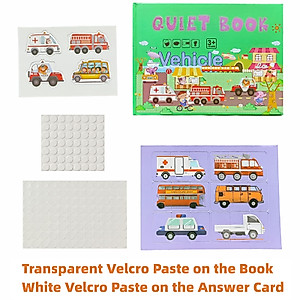 MIKNEKE DIY Montessori Quiet Book for Toddlers, Montessori Busy Book for Kids to Develop Learning Skills, Montessori Learning Materials Homeschool Preschool Educational Activity Book