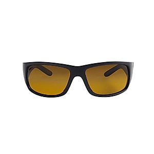 Eagle Eyes Wrap Around Sunglasses - Cozmoz Sports Sunglasses in Black Frame/Gradient Polarized Lens