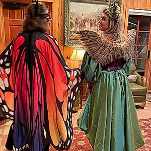 Nature Brown Turkey and goose Feather, Angel Wings Costume, Party, Photography Fun Dress Up Angel Wing (Nature -002)