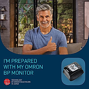 Omron Hem 6232T Wrist Blood Pressure Monitor (Black) Battery Powered